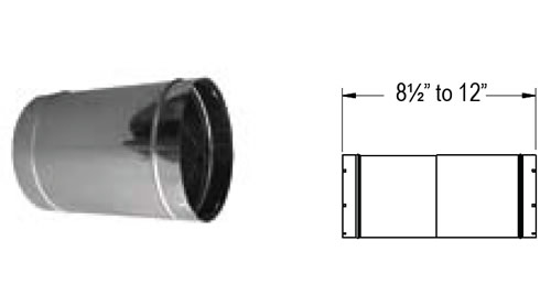 DuraVent 6 Inch DuraLiner Adjustable Sleeve | 4666