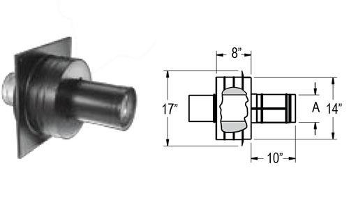 DuraVent 6 Inch DuraLiner Wall Pass Through | 4644