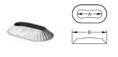 DuraVent 4 Inch Oval Gas Vent Oval Storm Collar | 4GWSC