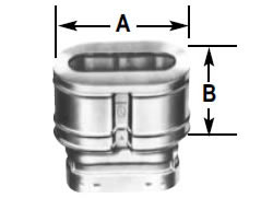 Selkirk 4 Inch OV Oval Cap B-Vent | 164800